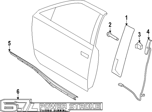 2023-2024 Ford Keyless Lock Pad FL3Z-14A626-AH | Varsity Ford