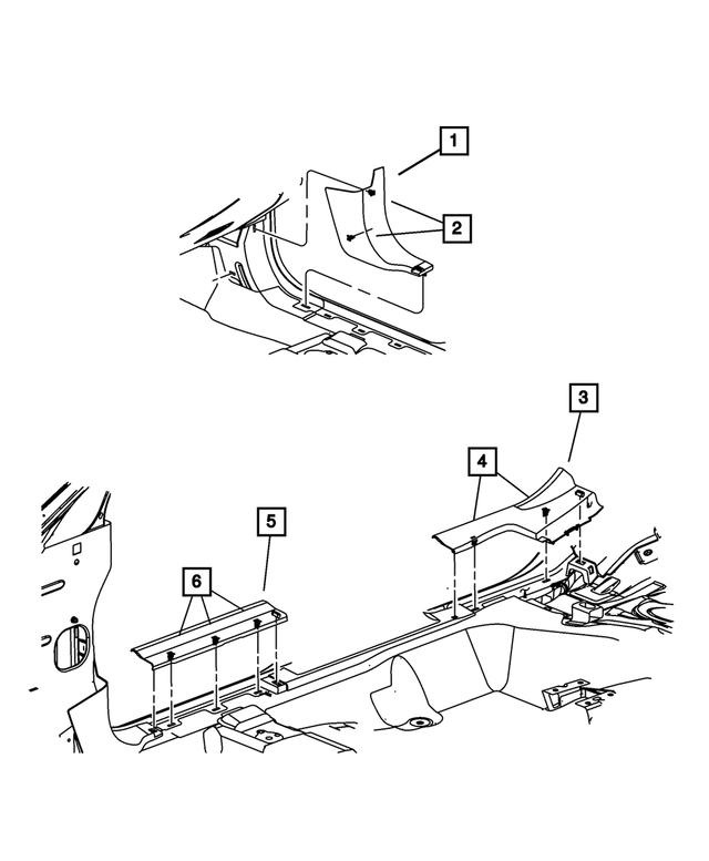 2011-2013 Mopar Cowl Side Trim Panel, Right 1SL40HL1AC | Mopar Estores