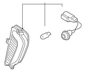 92402-3F100 - Backup Lamp Assembly 2004-2006 Kia Amanti | Kia.Parts Store
