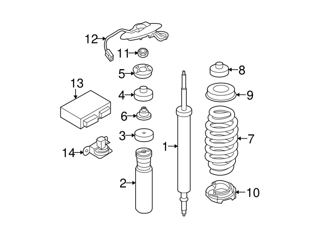 37-15-6-788-790 - Active Suspension Control Module 2008-2016 BMW ...