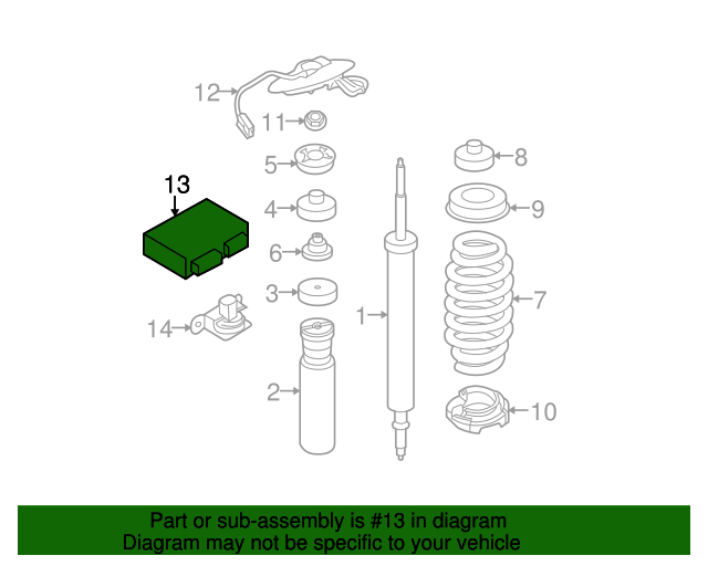 37-15-6-788-790 - Active Suspension Control Module 2008-2016 BMW ...