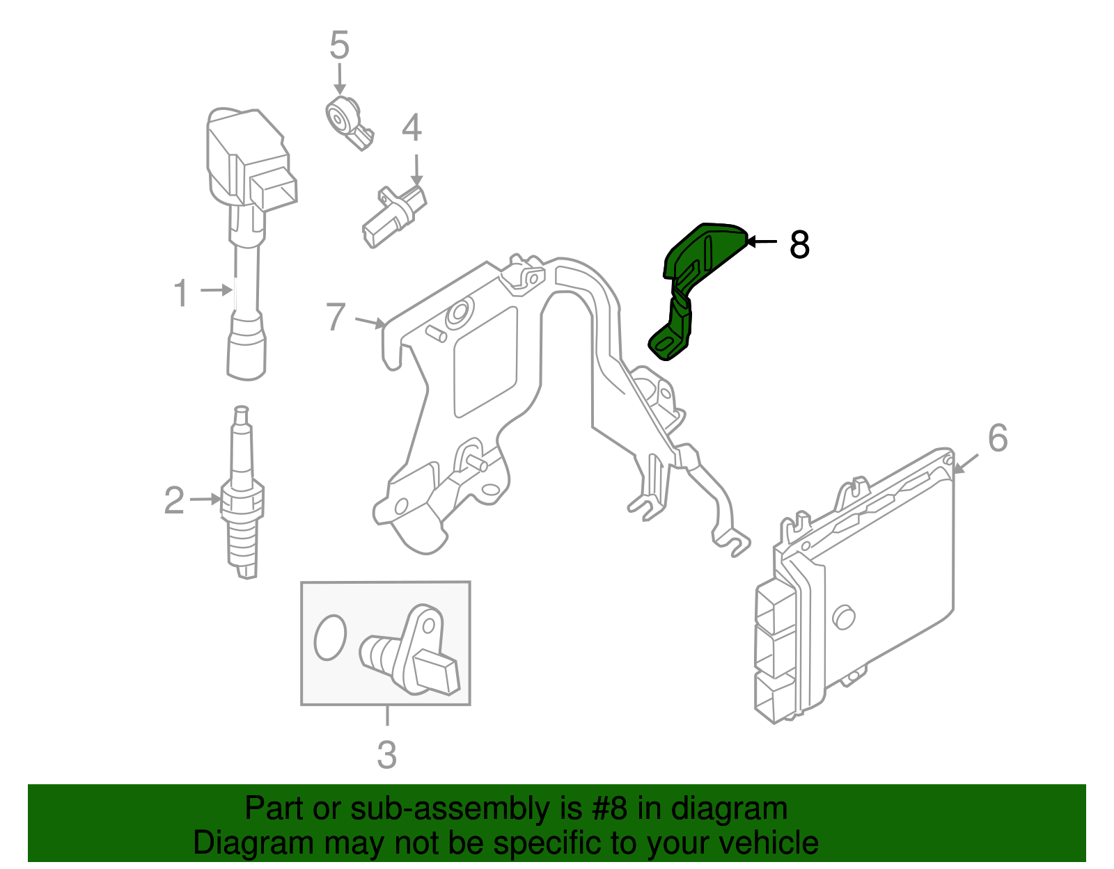 2007-2011 Nissan ECM Protector 23706-JA00A | Nissan RVA