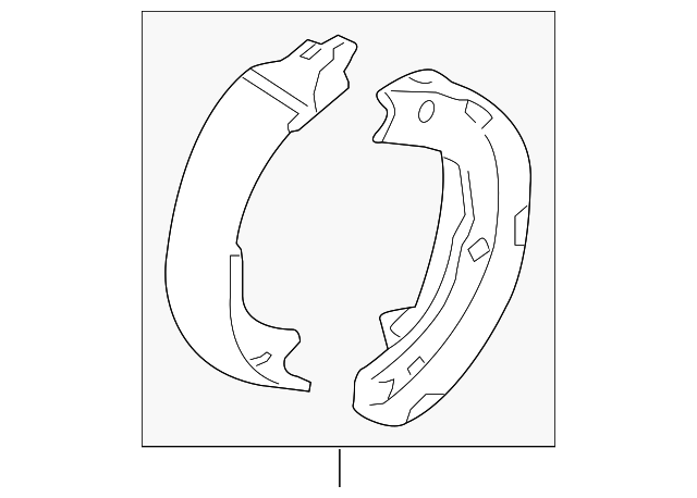 2010-2015 Hyundai Tucson Park Brake Shoes 58305-2SA00 | OEM Parts Online