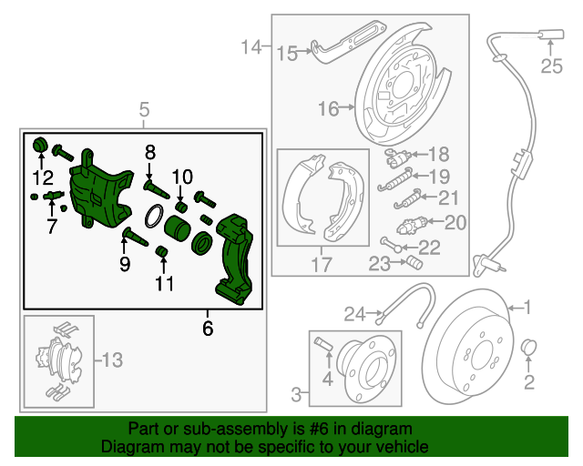 2010-2015 Hyundai Tucson Caliper 58310-2SA00 | OEM Parts Online