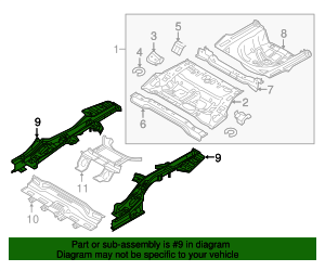 65710-C2600 - Rail Assembly - 2018-2019 Hyundai Sonata | World OEM ...