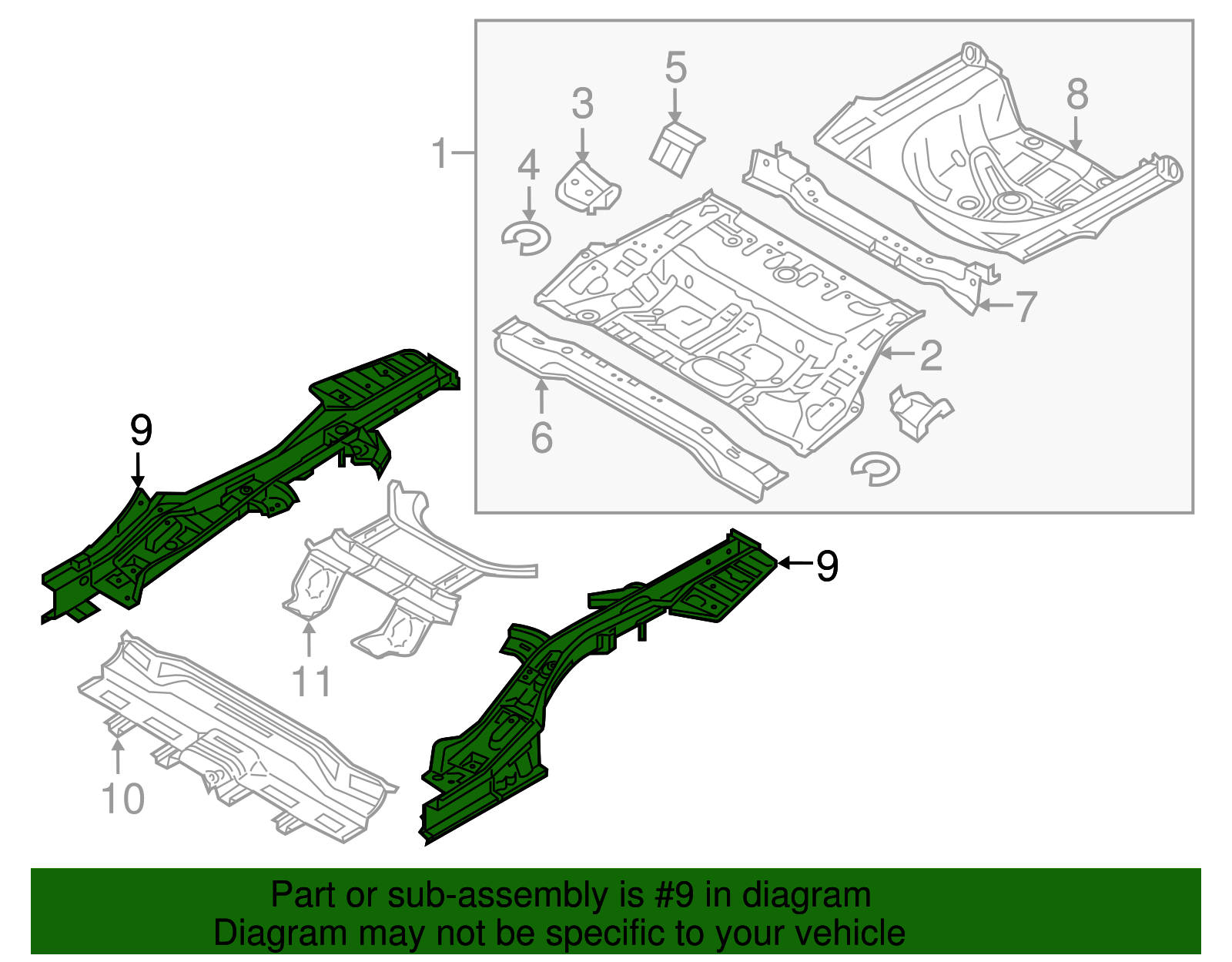 65720-C2001 - Rail Assembly | Conicelli Hyundai