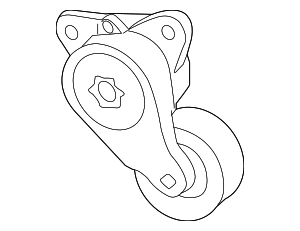 2016-2023 Nissan Serpentine Tensioner 11955-3JA0B | Nissan Parts Plus