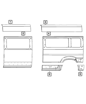 2014-2024 Ram Body Side Aperture Outer Panel 68167463AA | Mopar eStore