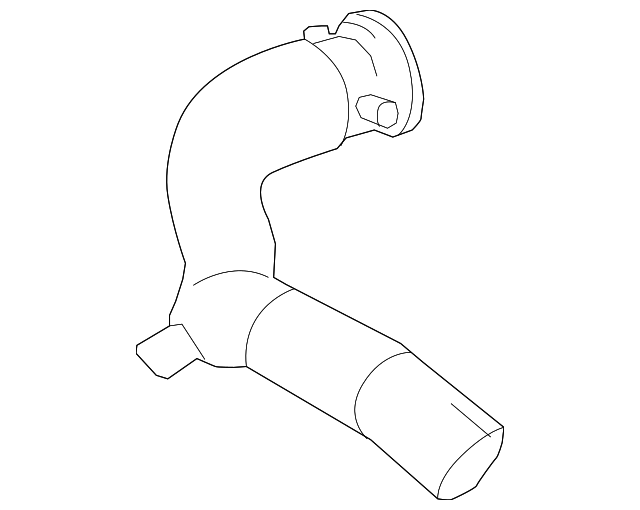 Genuine OEM Inter-Cooler Hose Part# LR117083 Fits 2016-2021 Land Rover ...