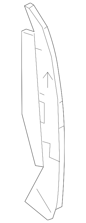 2020-2025 Cadillac XT6 Front Passenger Side Fender Insulator 84492324 ...