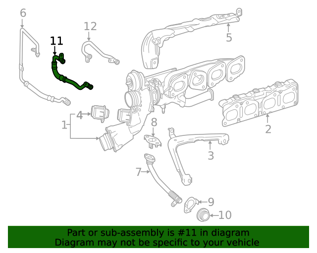 274-203-11-00 - Water Feed Tube 2019-2023 Mercedes-Benz | Mercedes-Benz ...