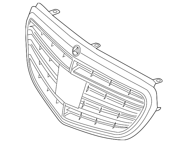 2016 Mercedes-Benz Grille 212-880-04-00 | MB OEM Parts