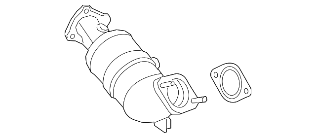 12668174 - Passenger Side 3-Way Catalytic Converter with Bushing 2016 ...