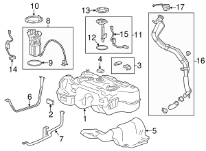 2013-2022 GM Fuel Tank Sending Unit Kit with Sender, Sensor, and Seal ...