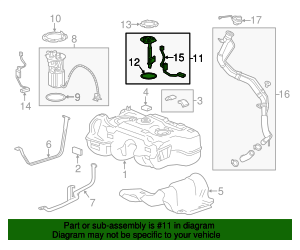 2013-2022 GM Fuel Tank Sending Unit Kit with Sender, Sensor, and Seal ...