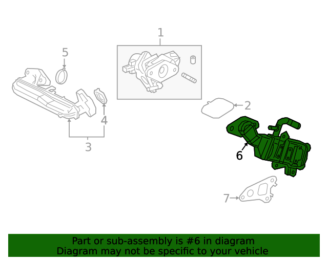 25680-24010 - Egr Cooler 2019-2022 Lexus UX200 | Longo Lexus Parts