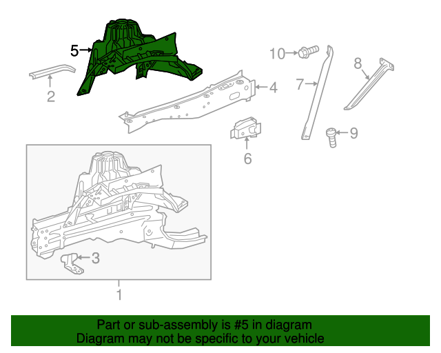 213-620-86-00 - Apron Panel 2016-2021 Mercedes-Benz | Mercedes-Benz USA ...