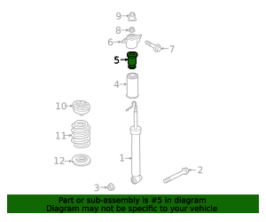 8W7-512-131 - Jounce Bumper 2019-2024 Audi | AutoNationParts.com