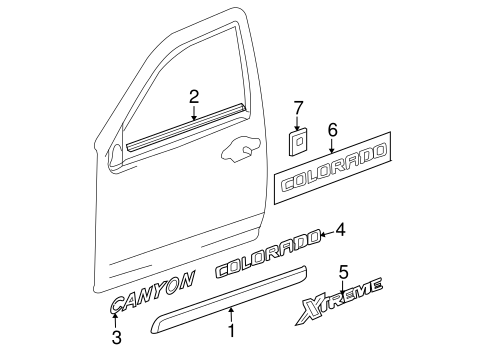 Decals & Emblems for 2006 Chevrolet Colorado | GMPartsDirect.com