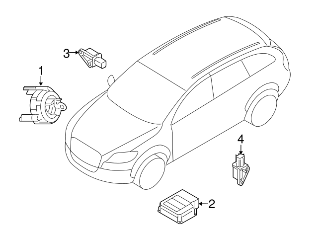 4L0-910-655-A-Z1A - Control Module 2010-2015 Audi Q7 | Audi OEM Parts
