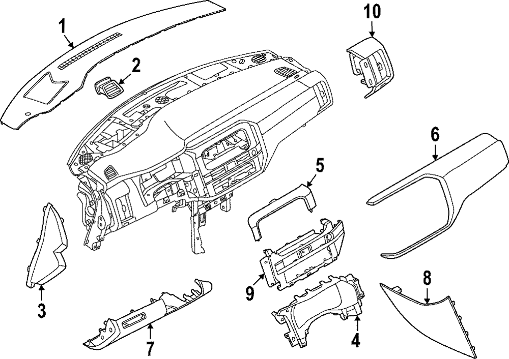 2022-2024 Nissan Pathfinder Speaker Grille 28176-6TA0A | Temecula ...