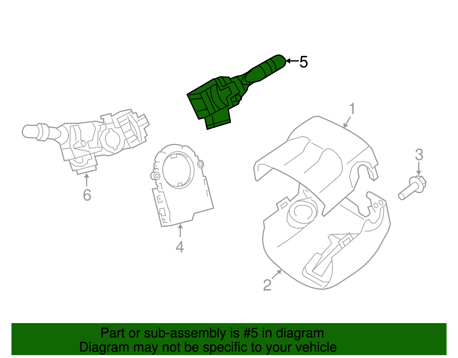 2013-2022 Toyota Wiper Switch 84652-0R050 | Toyota San Diego Parts