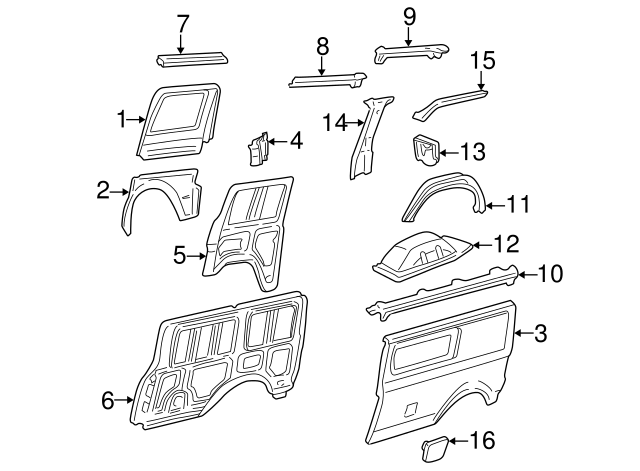 1985-1994 GM Upper Reinforced 15604903 | GMPartsDirect.com