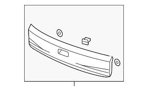 2012-2016 Honda CR-V Finish Molding 74895-T0A-A01ZF | Honda Factory Parts