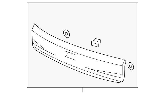 74895-T0A-A01ZK - Garnish Assembly, Tailgate (Lower) *YR578M* (Urban ...