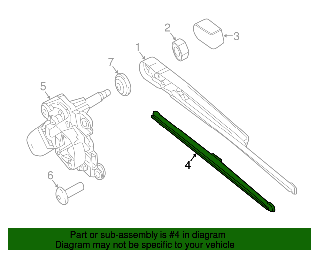 447-820-33-00 - Wiper Blade 2016-2023 Mercedes-Benz Metris | Mercedes ...