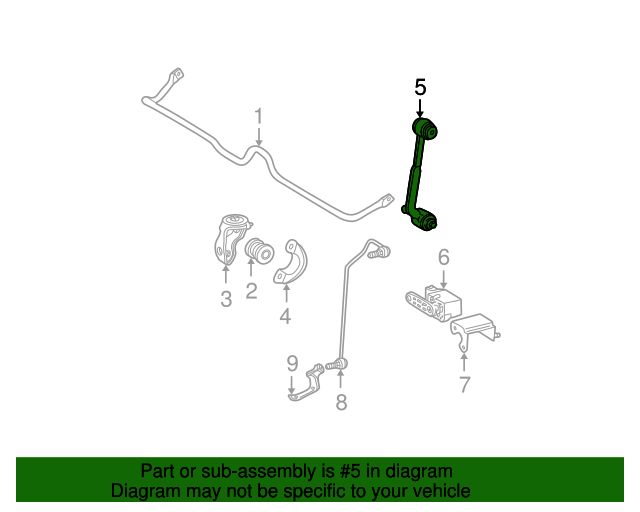2033200789 - Stabilizer Link 2001-2009 Mercedes-Benz | AutoNationParts.com
