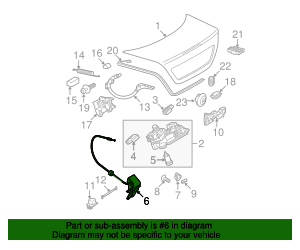 2003-2011 Mercedes-Benz Release Handle 1717500085 | AutoNationParts.com