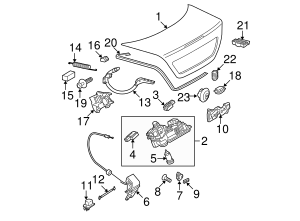 2003-2011 Mercedes-Benz Release Handle 1717500085 | AutoNationParts.com