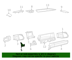 2019 Ram 3500 Lower Trim 6YK35TX7AA | TascaParts.com