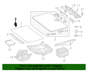 000-860-45-14-8Q96 - Tie Down Hook 2017-2021 Mercedes-Benz | Mercedes ...