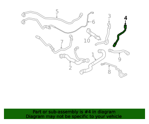 Genuine BMW 17-12-8-654-310 | Connector Hose | FREE Shipping on Most ...