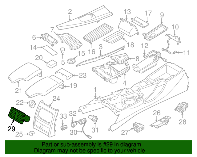64-22-9-333-675 - Vent Grille - 2016-2020 BMW | BMW Parts Exchange