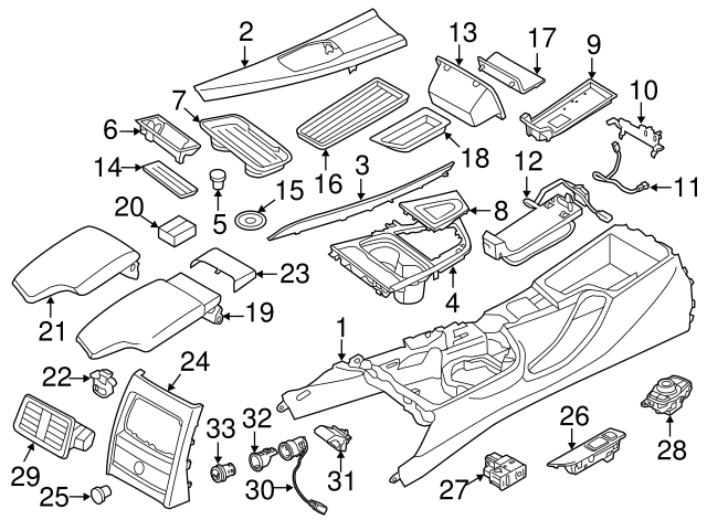 64-22-9-333-675 - Vent Grille - 2016-2020 BMW | BMW Parts Exchange
