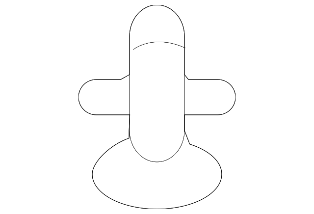 2017-2019 Infiniti QX30 Wheel Opening Molding Rivet N5042-5DA2B ...