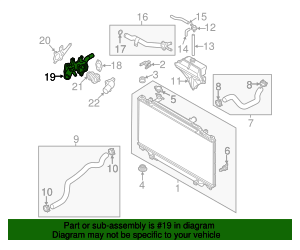 2013-2018 Mazda Thermostat Housing p5021517za | TascaParts.com