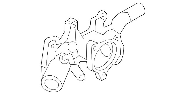 2014-2018 Mazda Engine Coolant Thermostat Housing PEDD-15-17Z ...