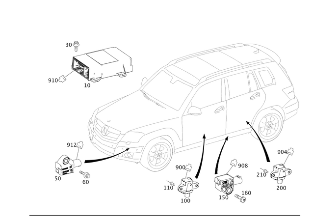 Control Unit 204-901-29-04-05 | MB OEM Parts