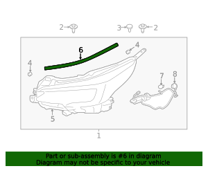 84942AN00A - Weatherstrip - 2020 Subaru | World OEM Parts Subaru