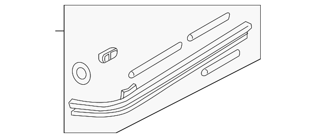 2011-2017 Honda Odyssey Center Rail 72580-TK8-A01 | OEMAcuraPart