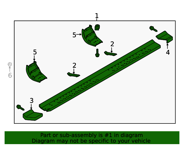 2019-2020 Ford Running Board KC3Z-16450-AA | FordPartsOnSale.com