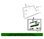 75077-48020 - Body Side Molding 2021-2023 Toyota Venza | Ourisman ...