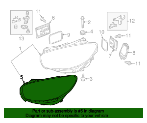 2017-2020 Mercedes-Benz Headlight Seal 231-826-02-00 | AutoNationParts.com