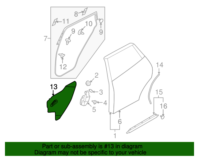 2008-2015 Nissan Water Shield 82860-JM00A | Nissan Parts Plus