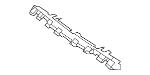 Genuine OEM Bumper Cover Support Rail | 213-885-54-04 | Fits Select ...