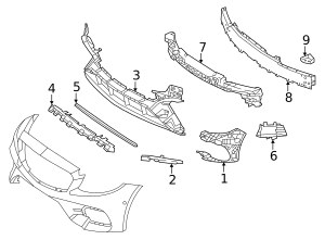 2021-2023 Mercedes-Benz E 450 Lower Mount 213-885-26-03 ...